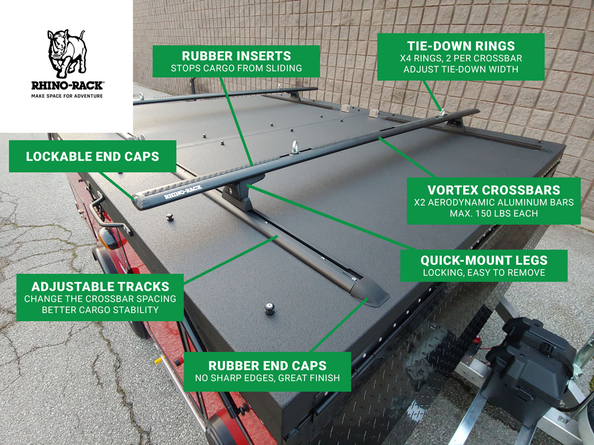Rhino Rack Vortex Crossbars | VIDA Campers